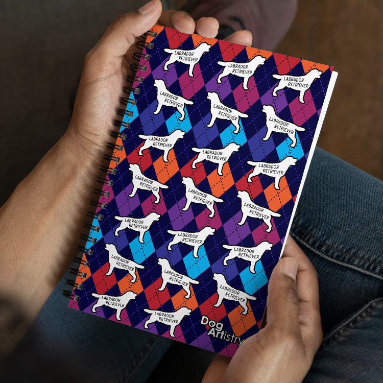 Spiral Notebooks - Colorful Argyle Designs – Dog Artistry
